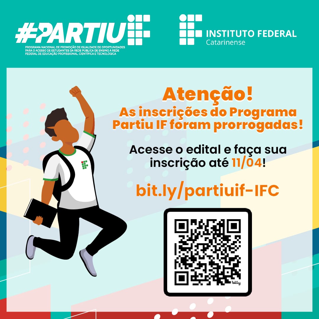 » Inscrições para o Partiu IF estão abertas até o dia 11 de abril ...